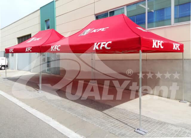 Tendas personalizadas para KFC, tendas de 4x6m Premium